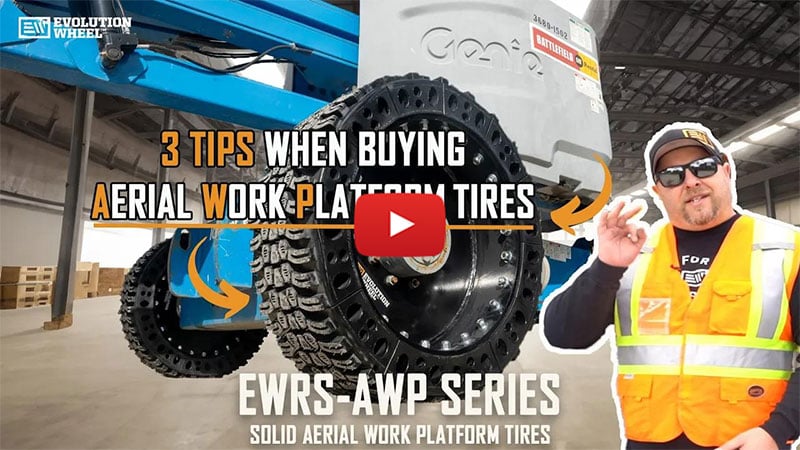 EWRS-AWP | Aerial Work Platform Tires - Solid AWP Tires - No Flats